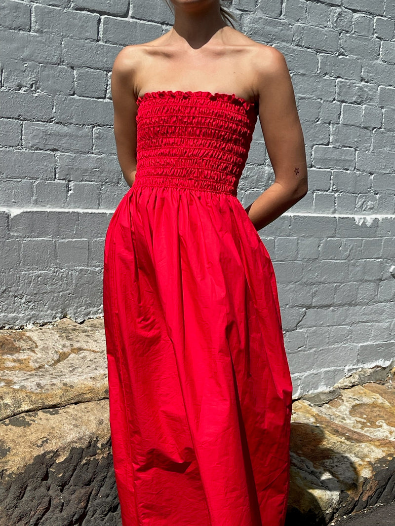 Poppy Dress | Red